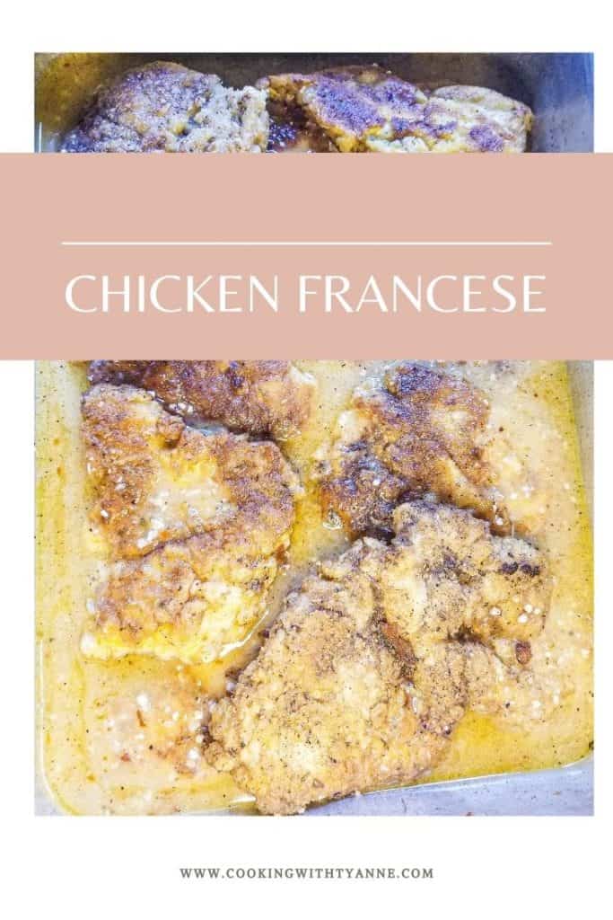 Chicken Francese without Wine - Cooking with Tyanne